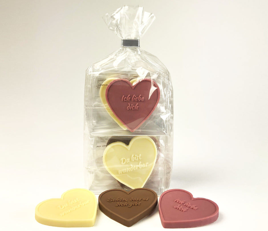 CHOCO SECRETS - Personalizable Chocolate Hearts for Weddings & Unions ...